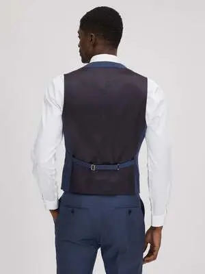 REISS Harrison Slim Fit Wool Waistcoat