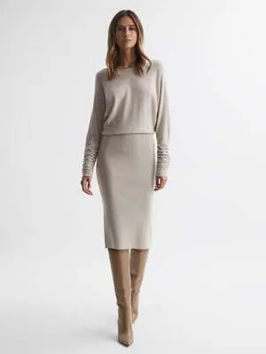 REISS Gracyn Leather Knee High Boots