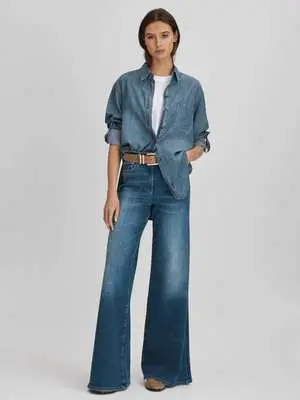 REISS Carter Denim Shirt