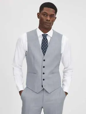 REISS Dandy Slim-fit Wool Waistcoat