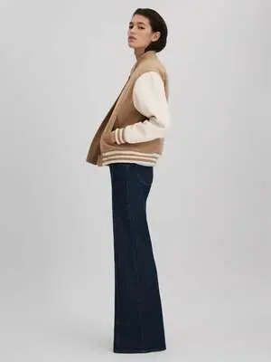 REISS Vienna Premium Blend Bomber Jacket