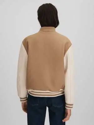 REISS Vienna Premium Blend Bomber Jacket