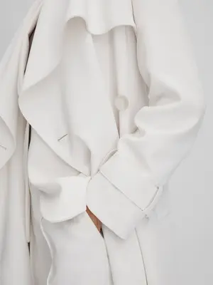REISS Etta Double Breasted Trench Coat