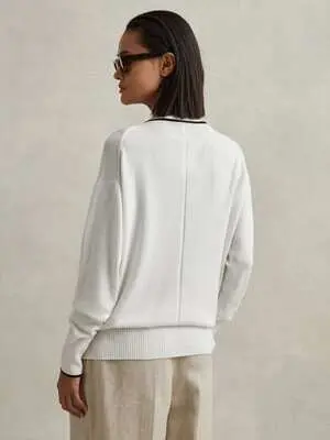 REISS Carly Wool Blend Cardigan