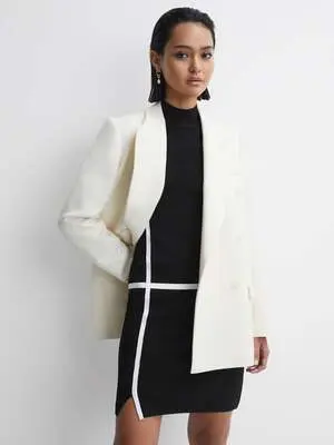 REISS Annie Knitted Mini Dress