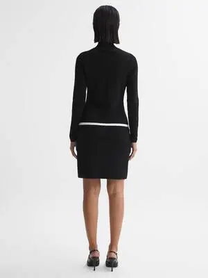 REISS Annie Knitted Mini Dress
