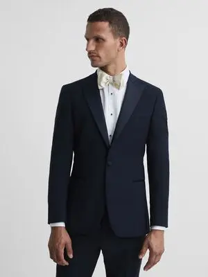REISS Poker Modern Fit Performance Dinner Jacket - Navy