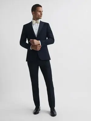 REISS Poker Modern Fit Performance Dinner Jacket - Navy