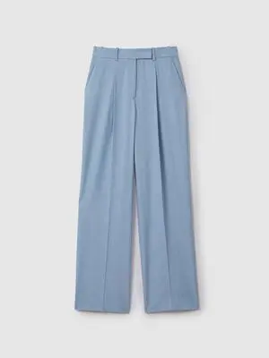 REISS June Wide Leg Trousers With Tencel™ Fibers