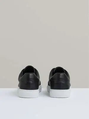 REISS Ashley Leather Low-top Trainers