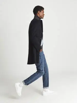 REISS Ashley Leather Low-top Trainers