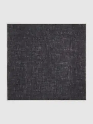 REISS Piazza Linen Plain Pocket Square
