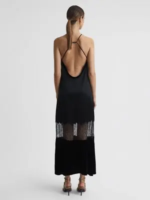REISS Janelle Fitted Midi Dress