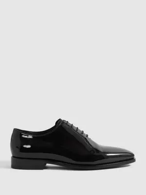 Men's Patent Leather Oxford Shoes