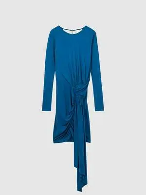 REISS Isadora Embellished Chain Mini Dress