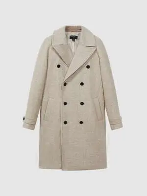 ATELIER Hardwick Italian Wool Blend Double-breasted Coat