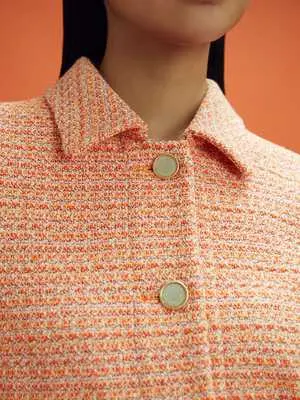 REISS X Mclaren F1 Team Lissix Bouclé Cropped Jacket