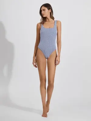 FELLA Striped One Piece Swimsuit