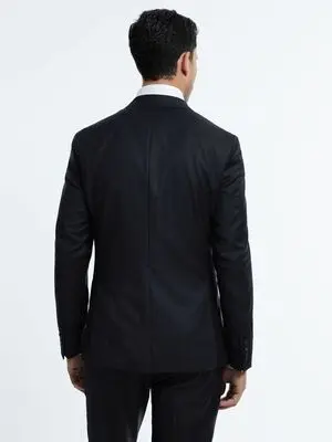 ATELIER Westminster Wool Cashmere Slim Fit Single Breasted Blazer