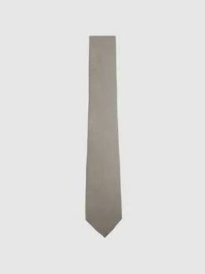 REISS Reiss Ceremony Textured Tie Light Sage