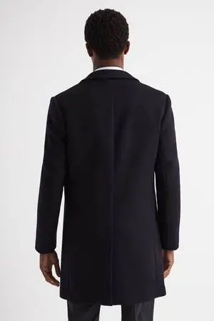 REISS Gable Wool-blend Epsom Overcoat