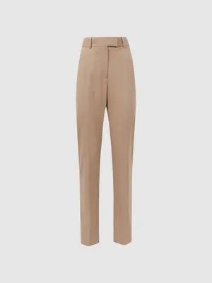 REISS Marlie Slim Fit Wool Blend Trousers