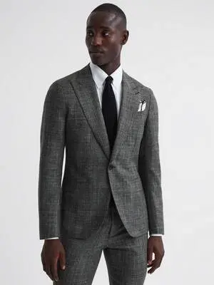 REISS Croupier Slim Fit Wool Single Breasted Blazer