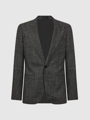 REISS Croupier Slim Fit Wool Single Breasted Blazer