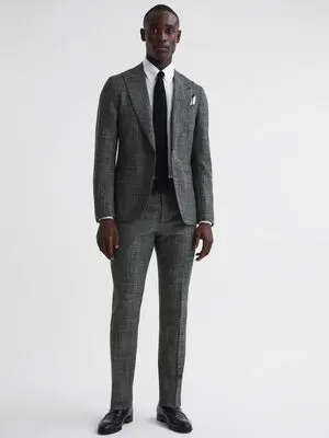 REISS Croupier Slim Fit Wool Single Breasted Blazer