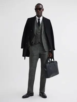 REISS Croupier Slim Fit Wool Single Breasted Blazer