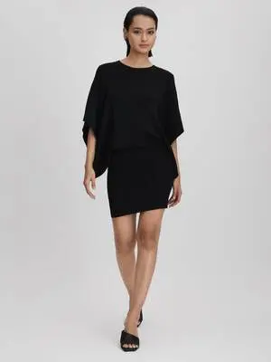 REISS Julia Knitted Mini Dress
