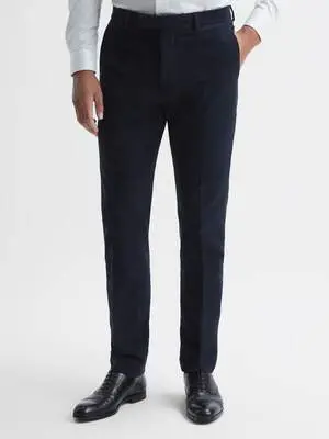 REISS Spark Slim Fit Moleskin Trousers