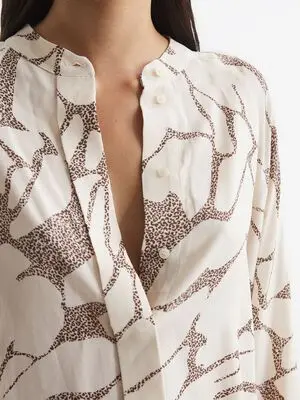 REISS Harri Printed Shirt