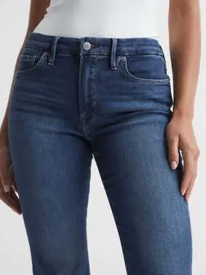 Good American Good Legs Crop Mini Boot Jeans