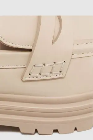 REISS Adele Leather Loafers