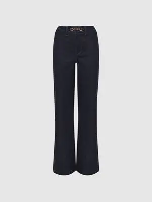 Paige Leenah High-rise Flared Jeans - Montecito