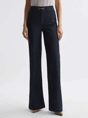 Paige Leenah High-rise Flared Jeans - Montecito