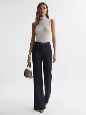 Paige Leenah High-rise Flared Jeans - Montecito
