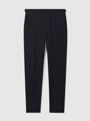 REISS Belmont Slim-fit Trousers - Navy