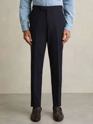 REISS Belmont Slim-fit Trousers - Navy