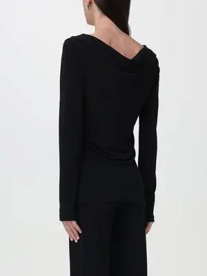 Alberta Ferretti Draped Long Sleeve Top
