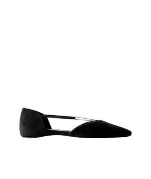 Women's Black Pointed Toe Flats