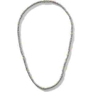 John Hardy Heishi Sterling Beaded Necklace