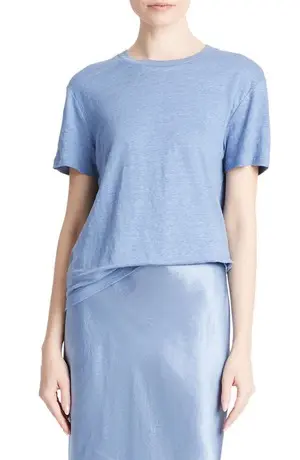 Vince Crewneck Linen T-shirt