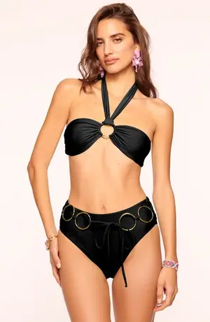 Ramy Brook Marie Bikini Top - Black