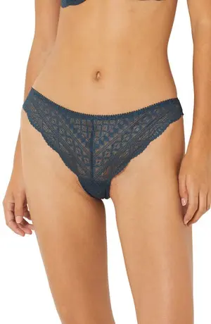 ETAM Idole Lace Tanga Ink