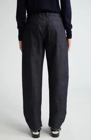 JIL SANDER Barrel Leg Jeans - 010 Magnet