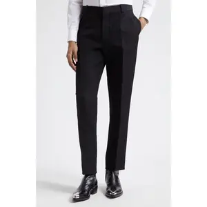 Alexander McQueen Wool Cigarette Pants - Black
