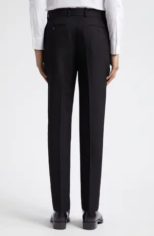 Alexander McQueen Wool Cigarette Pants - Black