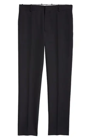 Alexander McQueen Wool Cigarette Pants - Black